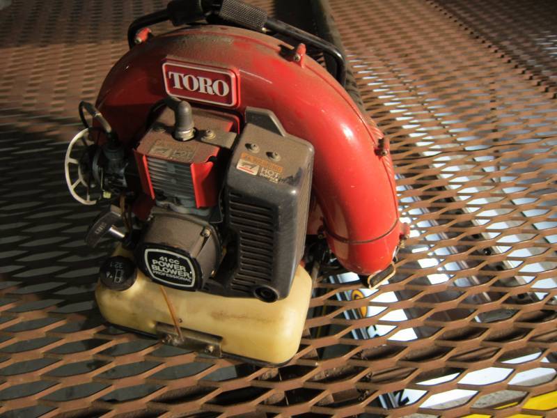 Toro Backpack Blower | ABI 270 Bloomington Schools Grounds Keeping ...