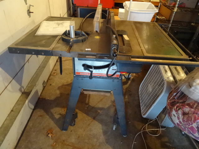 Sears Craftsman 10" Table Saw | K & C Auctions Blaine 32 | K-BID