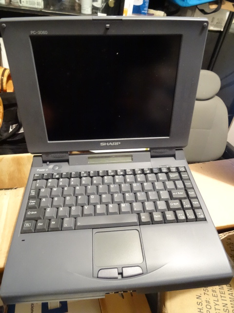 Sharp laptop PC-3060 | K & C Auctions Blaine Moving Auction 3 | K-BID