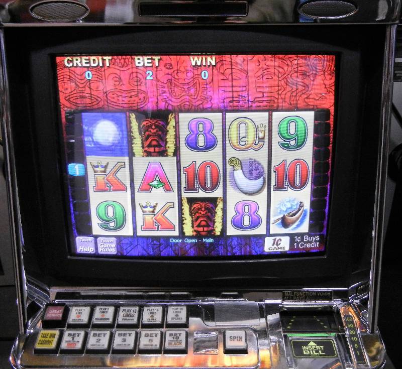 ARISTOCRAT MAV500 "TIKI TORCH" VIDEO SLOT MACHINE | NEW YEAR 2016 SLOT ...