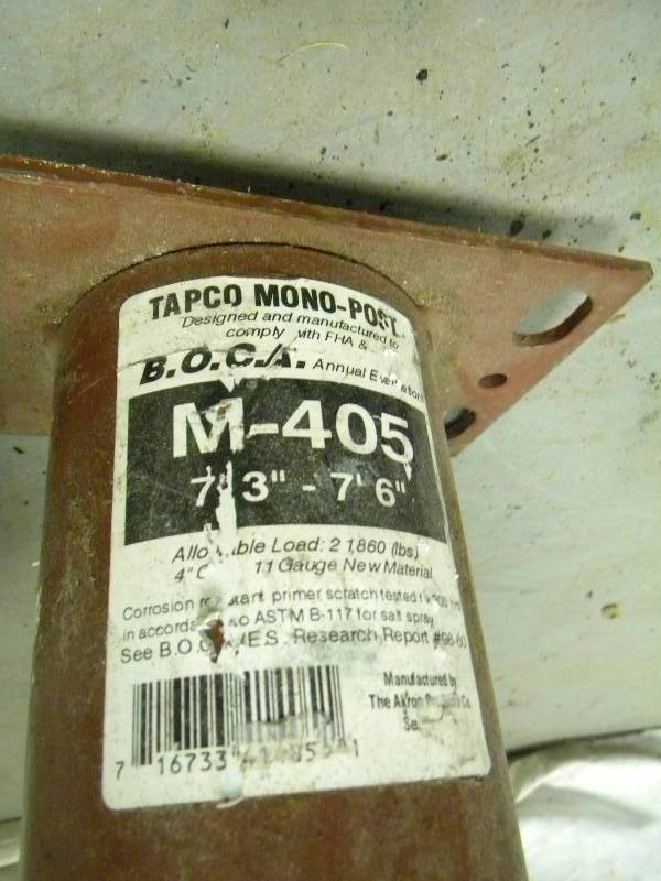 Tapco Mono Post | K.A.S. and Stuff Auction #28 General Merchandise ...