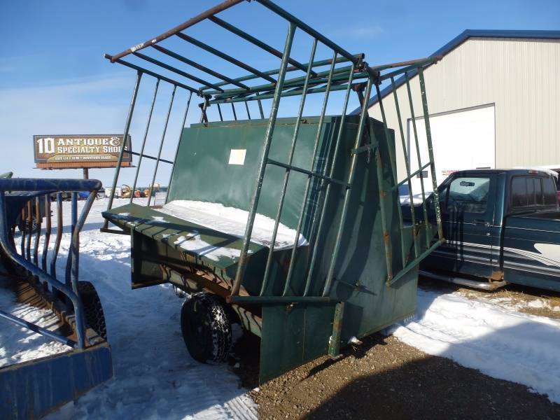 Portable Cattle Feeder | NCS Mountain Sleds & Cattle Equip 2016 | K-BID