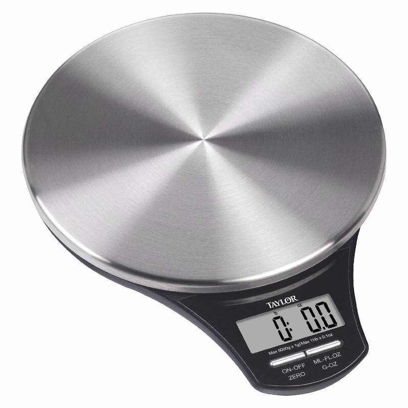 Taylor Slim Stainless Digital Kitchen Scale | General Merchandise #495 ...