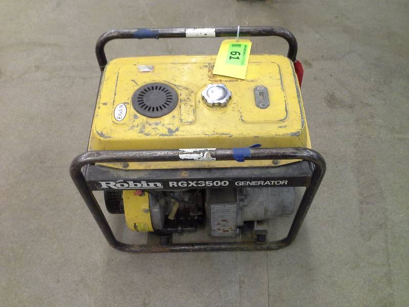 Robin RGX3500 Generator | February Tools | K-BID