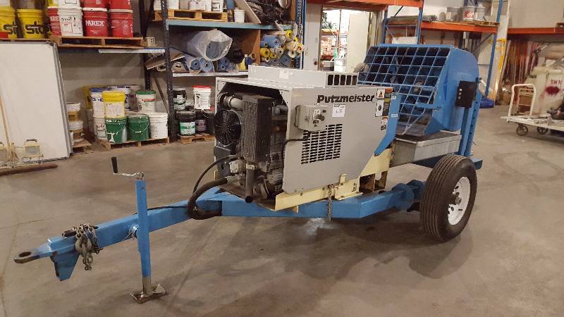 2008 Putzmeister Tommy Gun A3 Diesel Pump with Mixer; Model # A3-02MXFD ...