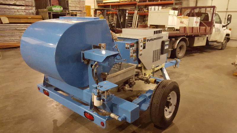 2008 Putzmeister Tommy Gun A3 Diesel Pump with Mixer; Model # A3-02MXFD ...