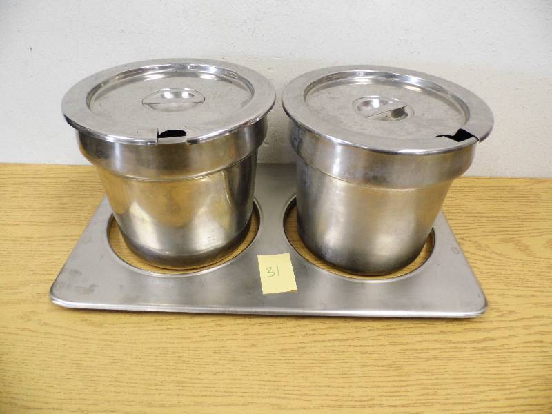 Stainless Steel Steam Table Inserts | January #13 Consignment Bar Items ...