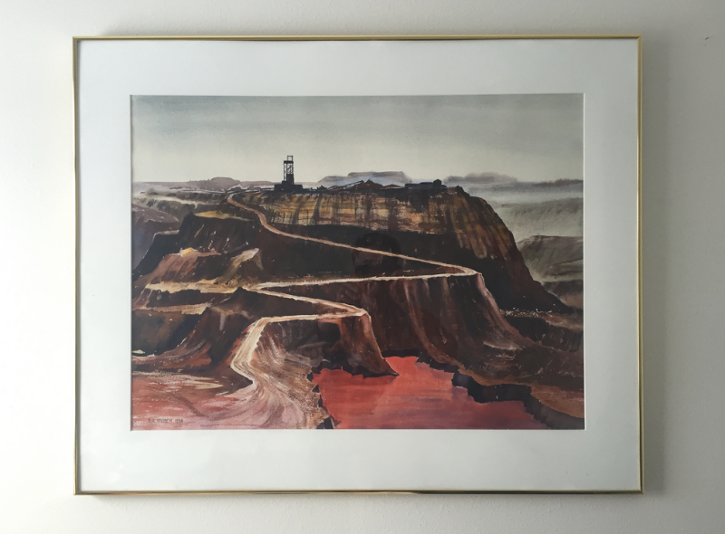 Rare Francis R. Meisch Original Signed 1954 Watercolor | K-BID