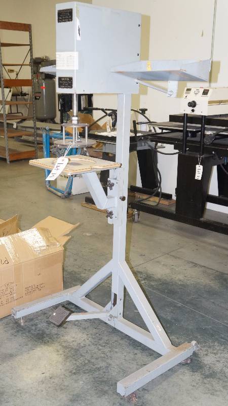 P & F Equipment Foot Operated Embroidery Hooping Press w/ Additional ...