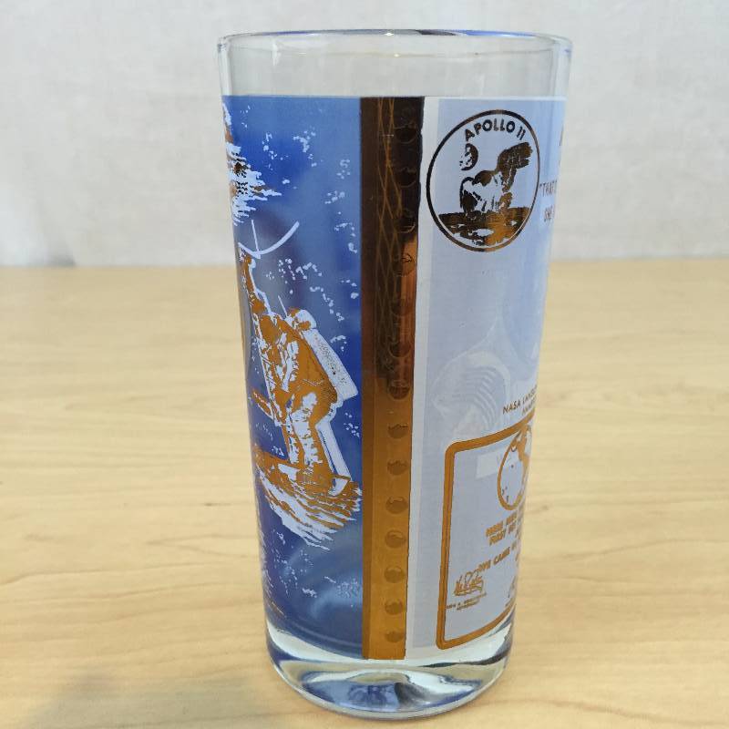 3 Vintage Collectible Apollo 11 Memorial Glasses Tumblers July 20, 1969 ...