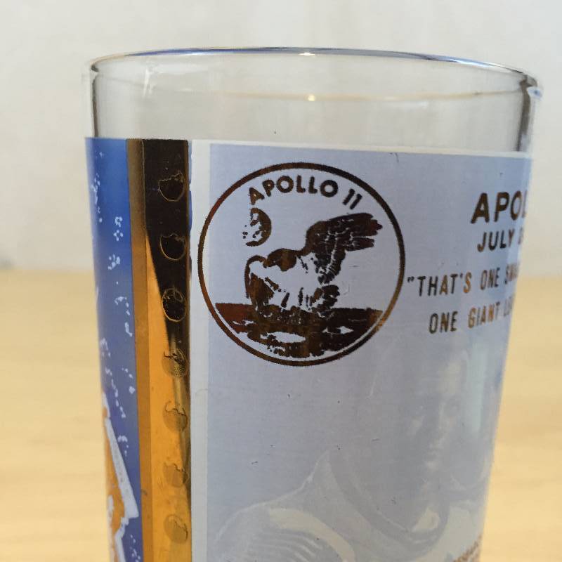 3 Vintage Collectible Apollo 11 Memorial Glasses Tumblers July 20, 1969 ...