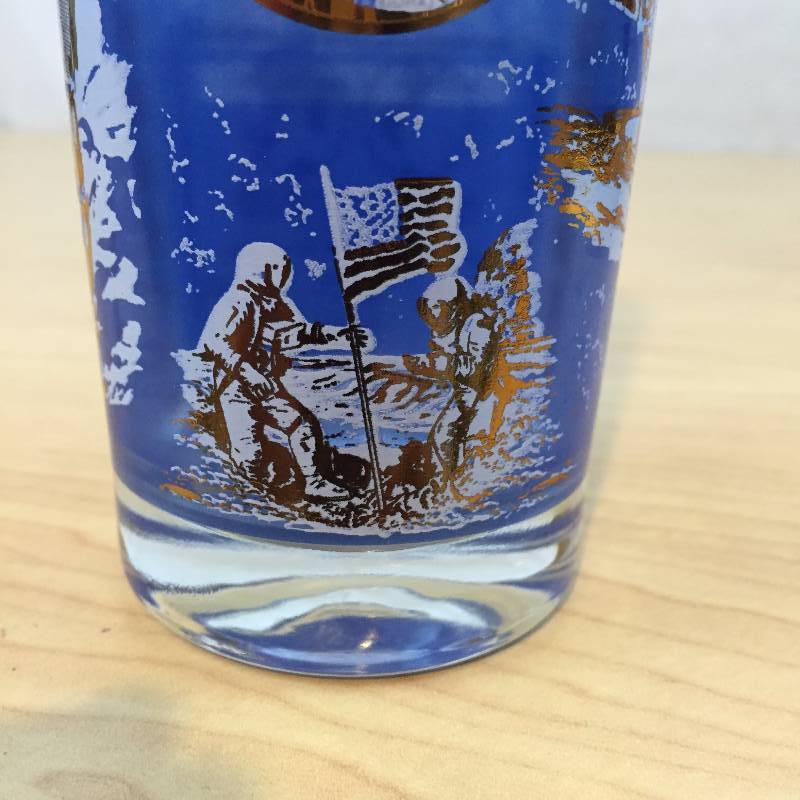 3 Vintage Collectible Apollo 11 Memorial Glasses Tumblers July 20, 1969 ...