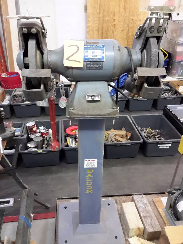 BALDOR, 10 in Grinder/Buffer. 1 H.P. Single Phase, 115/230 v, Spec No ...