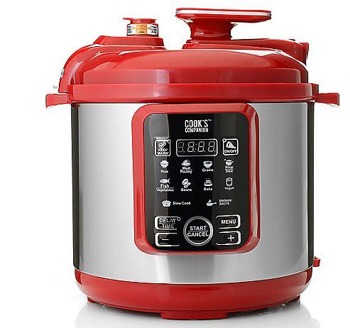 Cook's Companion® 6.3 qt 1000W Color Ceramic 11-in-1 Digital Pressure ...
