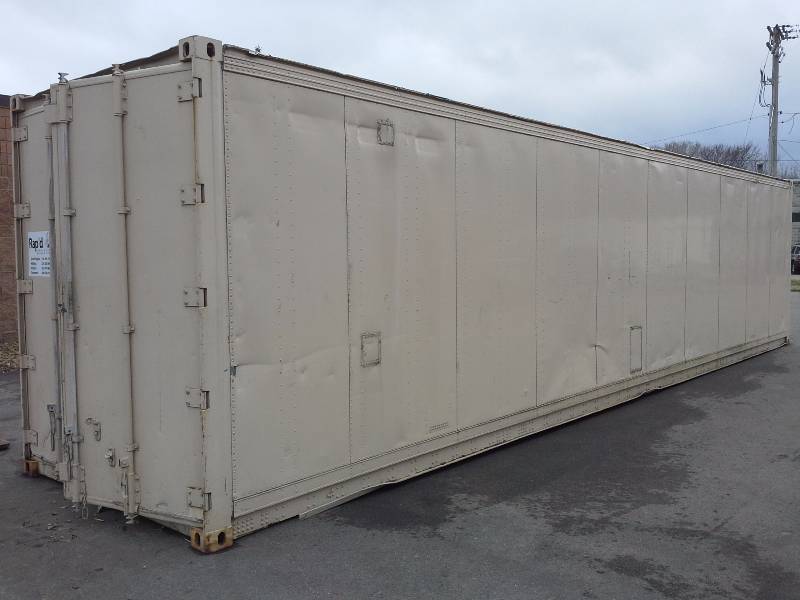 40 FT Aluminum Shipping Container | Rapid Rental & Supply Auction | K-BID