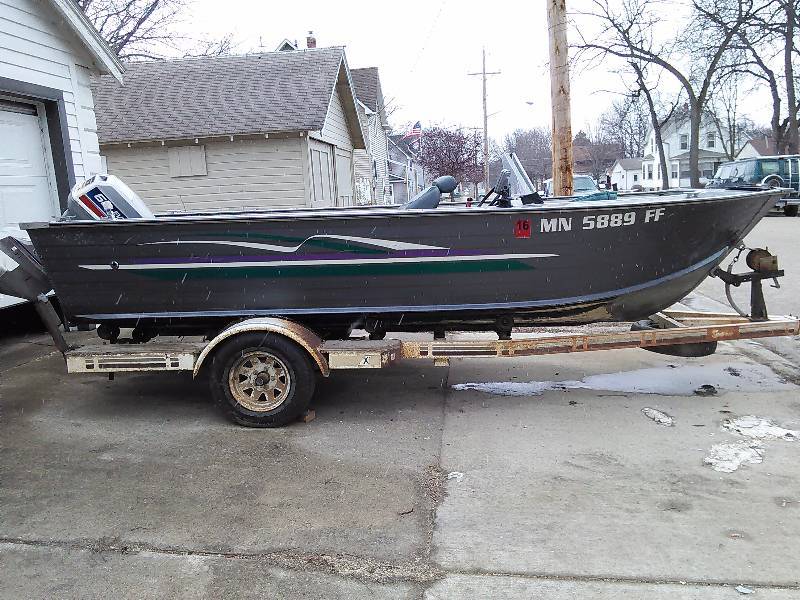 1987 Blue Fin 16' Fishing Boat | R + L Sales, J & K, Auction # 8 | K-BID