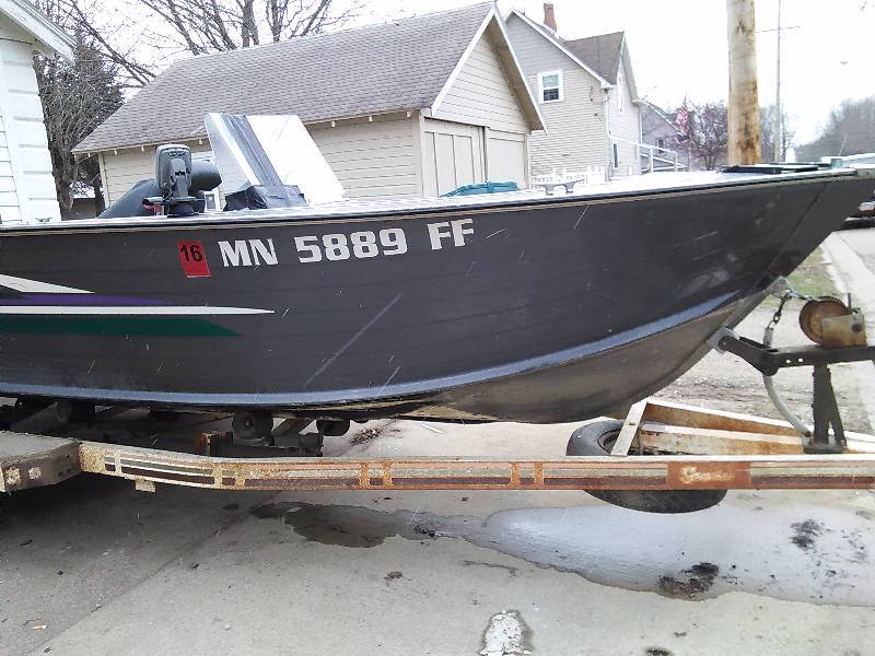1987 Blue Fin 16' Fishing Boat | R + L Sales, J & K, Auction # 8 | K-BID