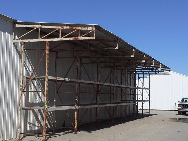 Covered pallet racking with roof | Timberoots Warehouse Liquidation | K-BID