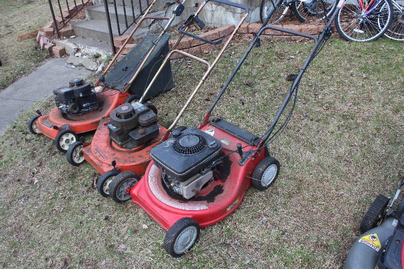 Lot of (3) Montgomery Ward Lawn Mowers | Fridley Commercial Property ...