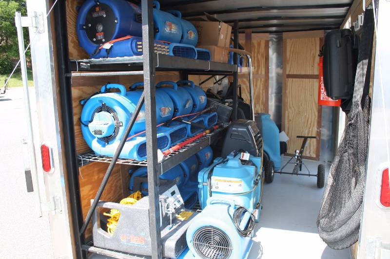 Water Remediation and Cleanup Equipment and Enclosed Trailer | K-BID