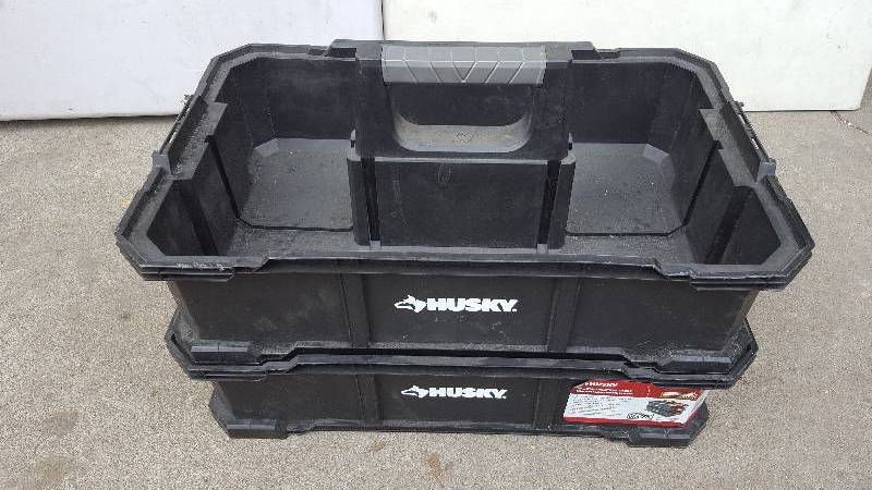 Husky 20 in Stackable Tool Caddy | KX Real Deals Tools Auction | K-BID
