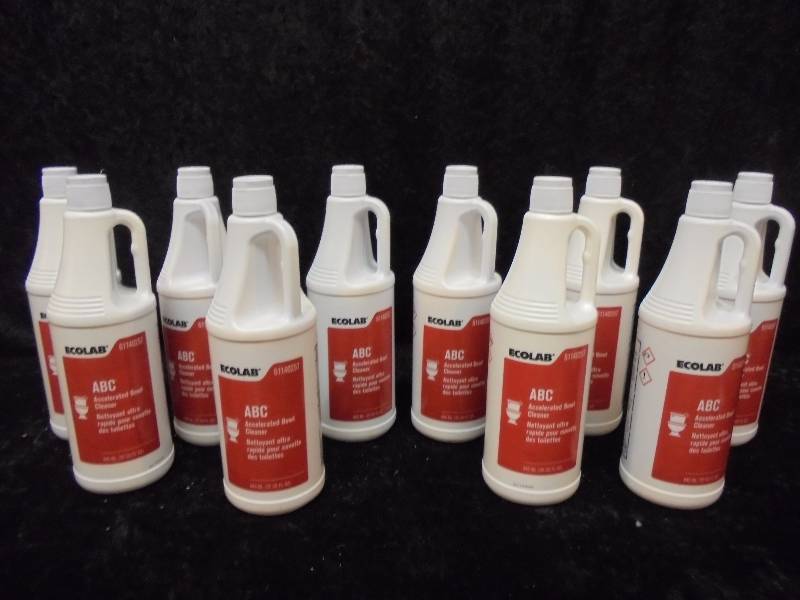 Lot - Ecolab ABC Accelerated Bowl Cleaner | Industrial Floor Cleaners ...