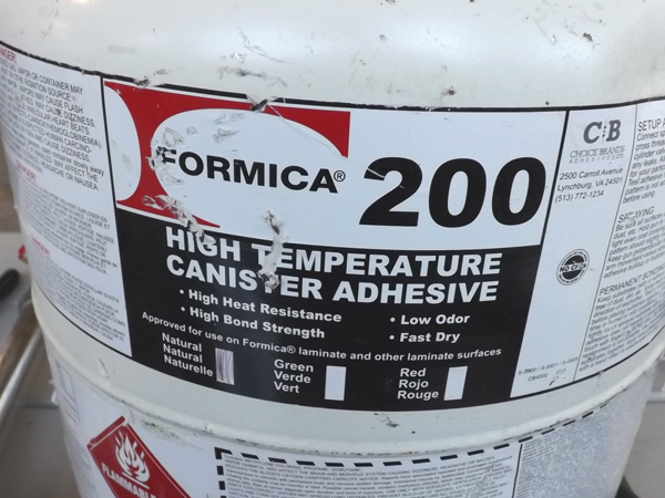 FULL Tank of Formica 200 Spray Adhesive w/Gun & Laminating Tools | EC ...