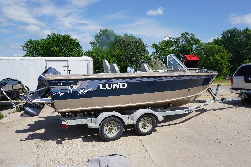 1995 Lund 1950 Tyee Magnum Gran Sport Series With Karavan Classic Galvanized Trailer | Bobcat ...