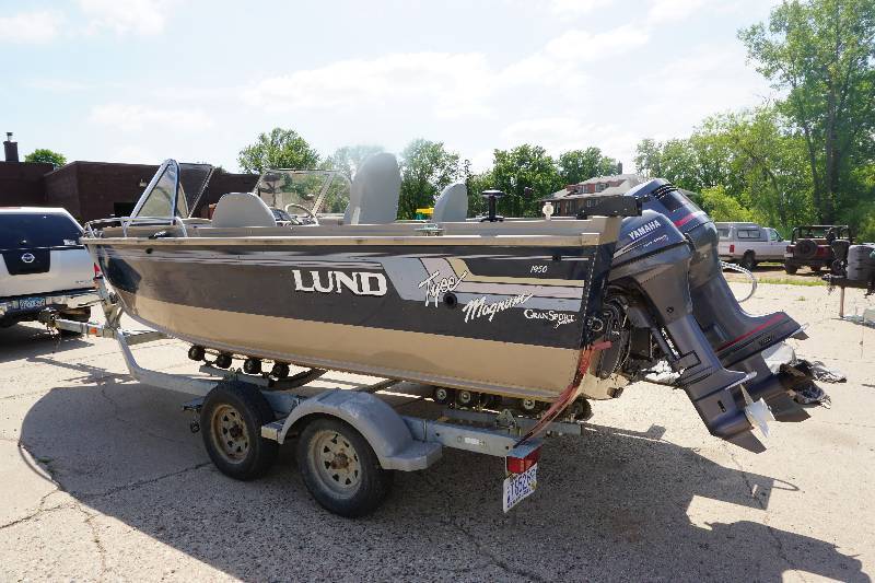1995 Lund 1950 Tyee Magnum Gran Sport Series With Karavan Classic Galvanized Trailer | Bobcat ...