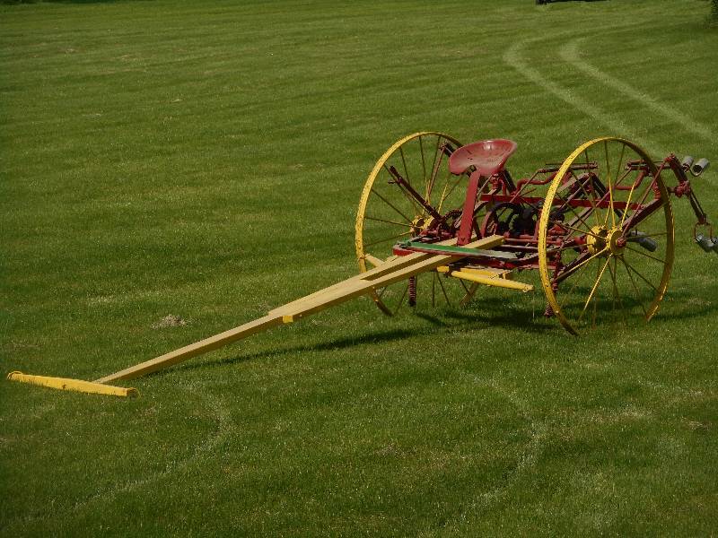 19th Century Horse-Drawn Hay Tedder... | LE Farm Equipment & Estate ...