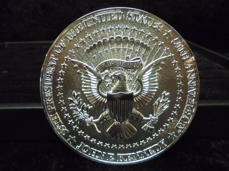 JFK 50th Anniversary Silver Commemorative Half Pound Kennedy Proof in ...