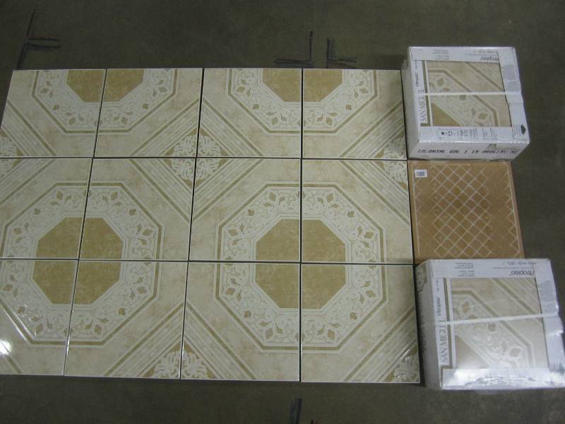 Colonial Gold Vitropiso Ceramic Floor Tile Liquidation! | K-BID