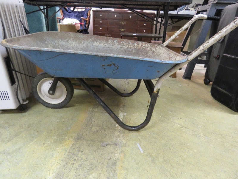 Vintage Wheel Barrel | St Louis Park Estate Auction | K-BID