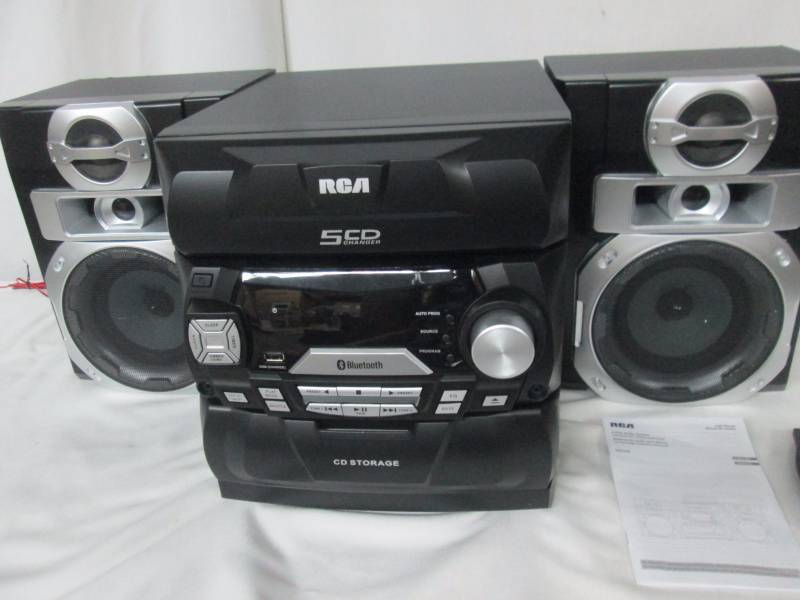 RCA 400-Watt 5-CD Bluetooth Sound System | July High End Store Returns ...
