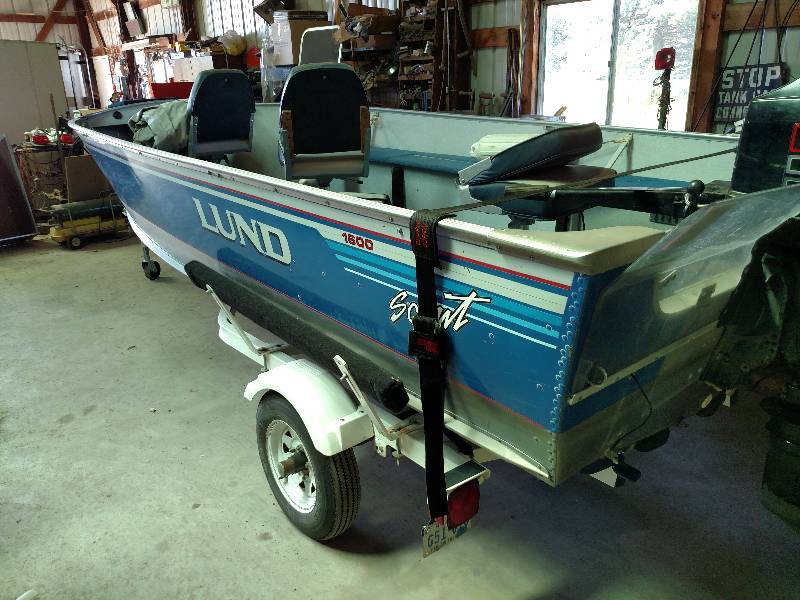 1990 Lund Scout 1600 16' Aluminum F... | Vintage Tractors, Dump Truck, Boat, & More | K-BID