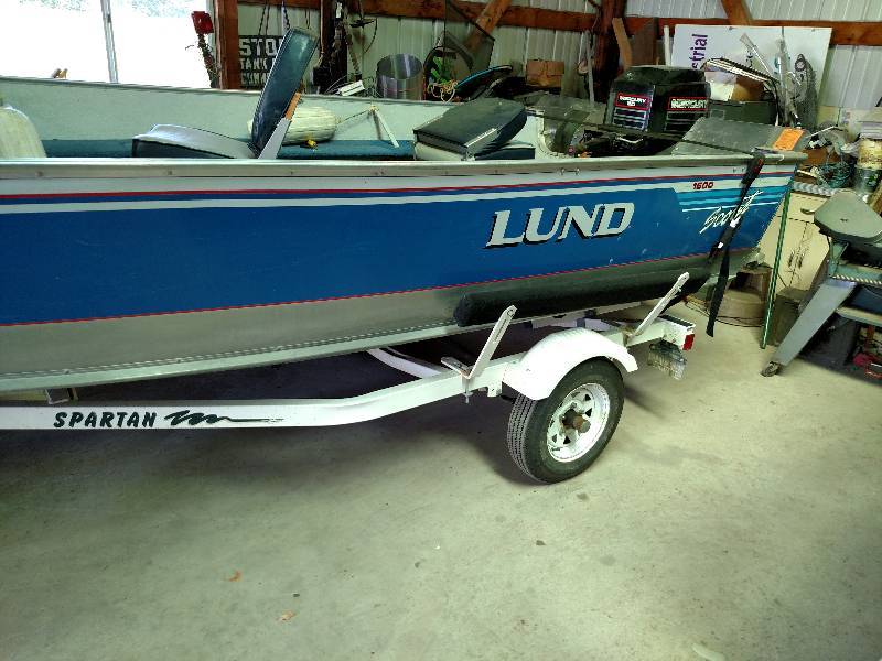1990 Lund Scout 1600 16' Aluminum F... | Vintage Tractors, Dump Truck, Boat, & More | K-BID