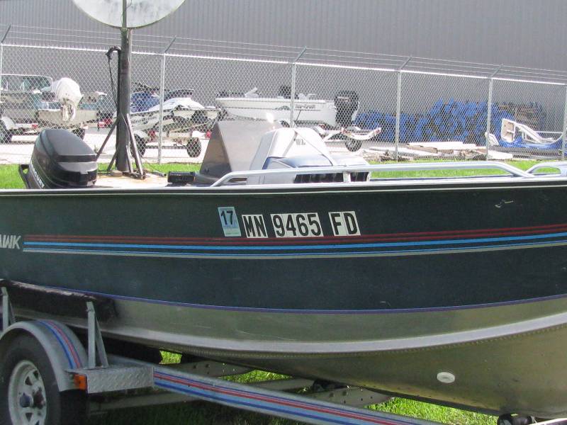 1988 Blue Fin 16' Superhawk Boat | 1988 BLUE FIN 16' BOAT | K-BID
