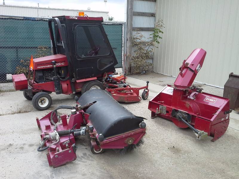 1990 Toro 325 D Groundmaster W/ Mower, Snowblower & Sweeper | September ...
