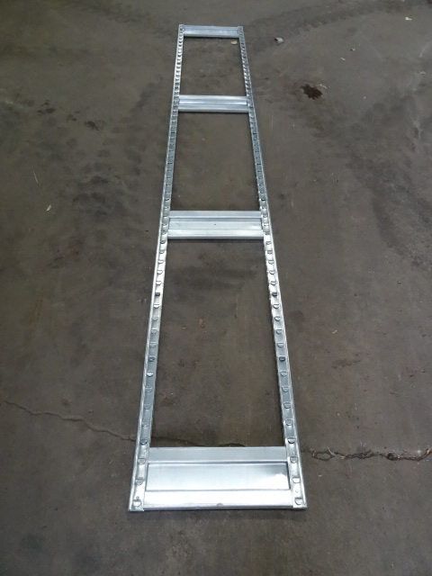 Metal shelving uprights | K & C Auctions Minneapolis Hospital Equipment ...