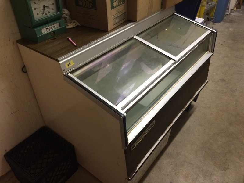 Ice Cream Freezer 48" wide Needs work | Gas Station - Convenience Store ...
