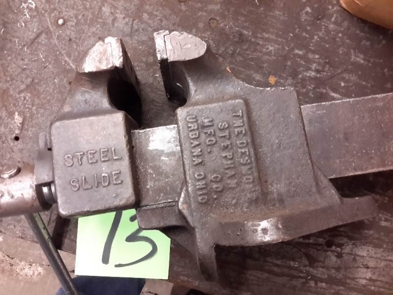 Simplex, 33p Steel slide Vise | St Paul Machine Shop Equipment and ...