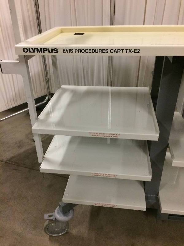 Olympus Evis TK-E2 Endoscopy Procedure Cart Medical With Wheels White ...