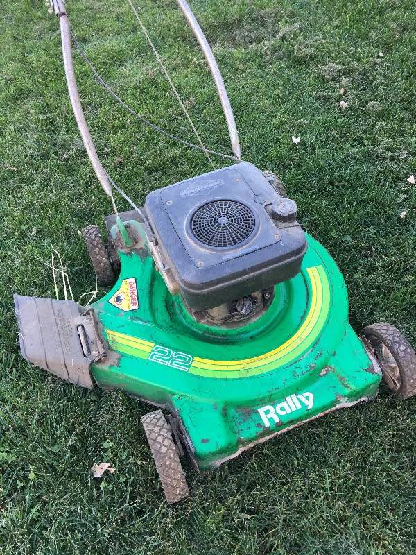 rally 22'' lawn mower | Last minute christmas gift auction | K-BID