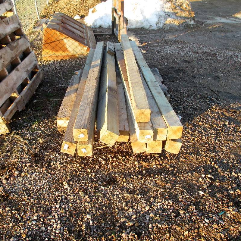 4X4X8 TREATED POSTS | DECEMBER AUCTION | K-BID