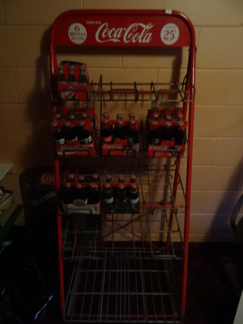 Vintage Coca Cola Retail store rack | K & C Auctions Buffalo Coca Cola ...