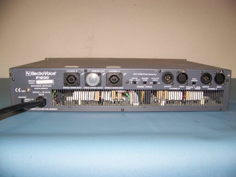 Electro-Voice (EV), P1200, Precision Series, Power Amplifier / Amp ...