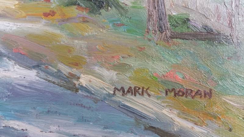 Original Mark Moran Oil on Canvas Signed | High End Art Auction ...