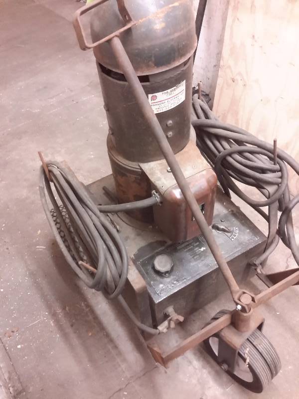 Vintage LINCOLN Stick Welder. 200 AMP.. 220, 3 Phase.. On cart | St ...