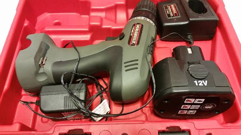 Durabuilt 12 Volt Variable Speed Drill with Charger and Battery ...