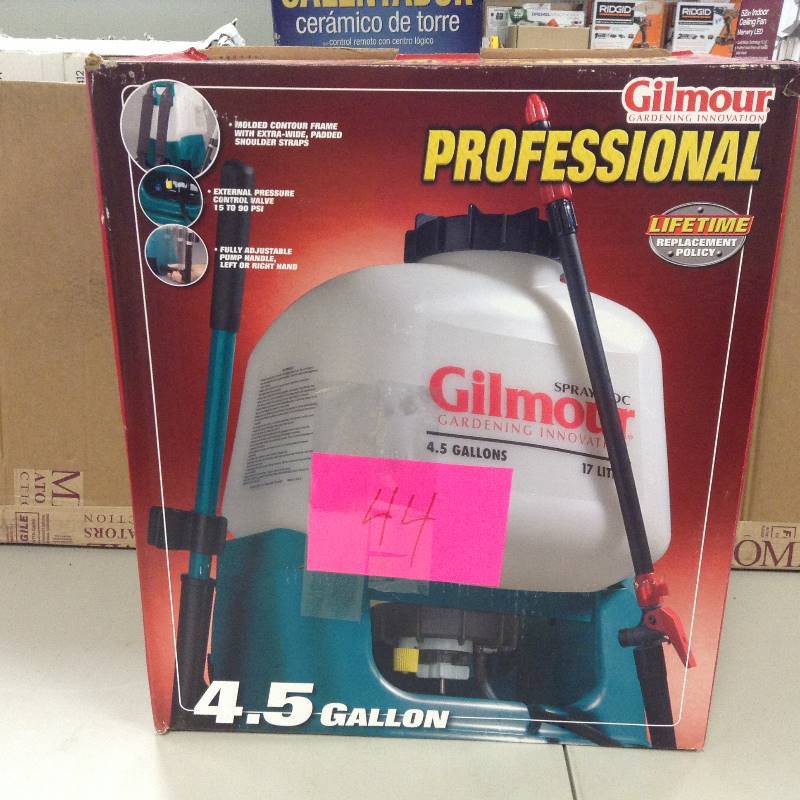 Gilmour Back Pack Sprayer BP4 Teal/White New | KX Real Deals Hastings ...